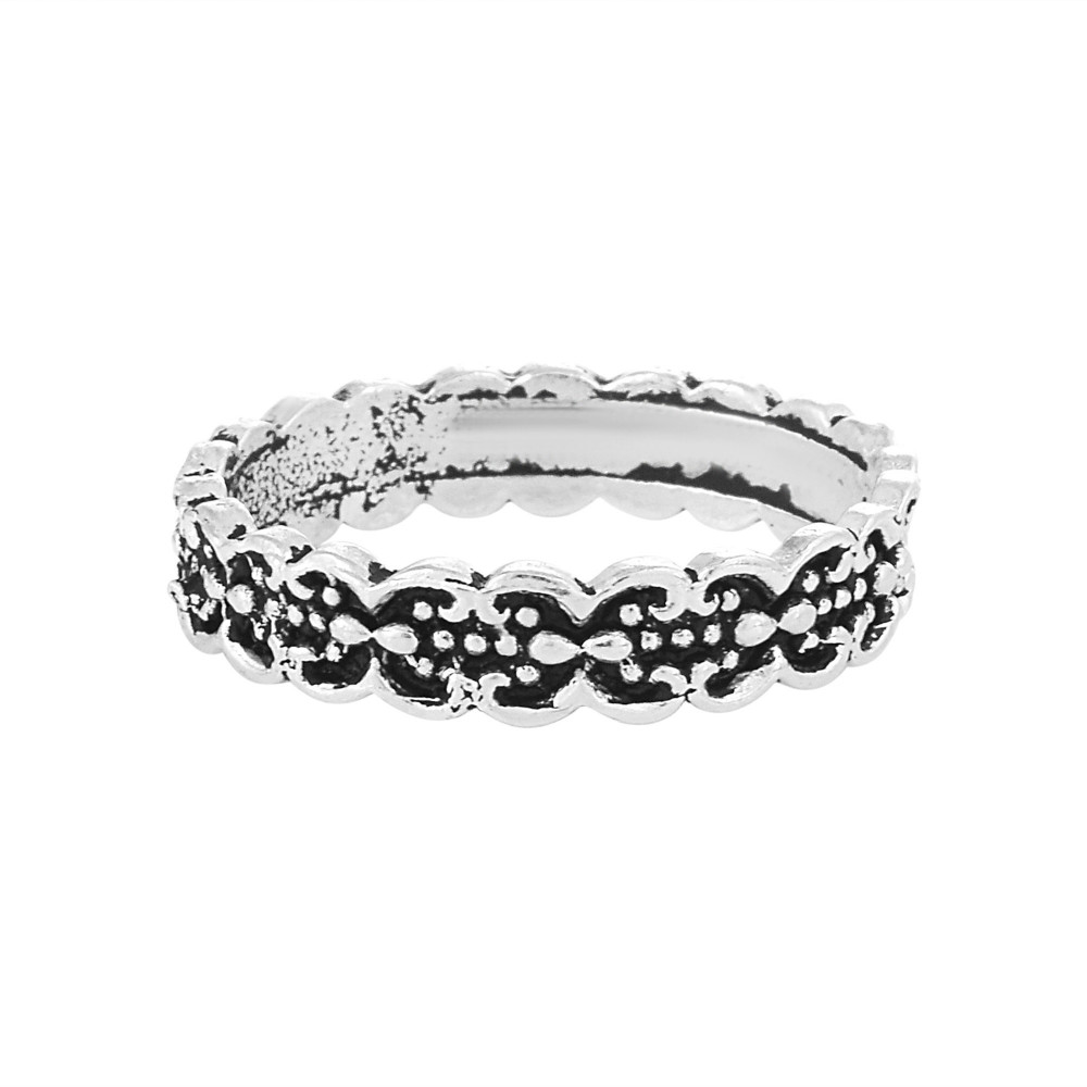 Buy Antique Silverplated Challa Band Fashion Finger Ring - ADMIERShop ...